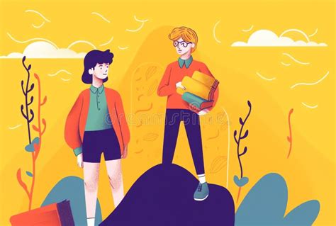 Generative Ai Education Concept With Tiny Stock Illustration Illustration Of Poster Read