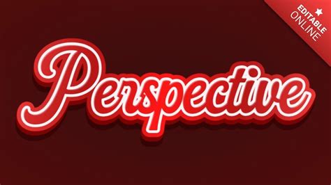 Perspective Text Effect Generator