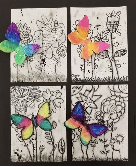 Pin By Nicole Miles On 1st Grade Art Spring Art Projects Kindergarten Art Projects