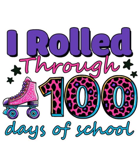 100 Day School T Shirt Design Png Pictures Freepik