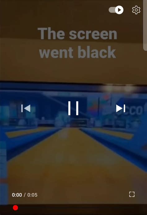 The Screen Went Black R Unexpected