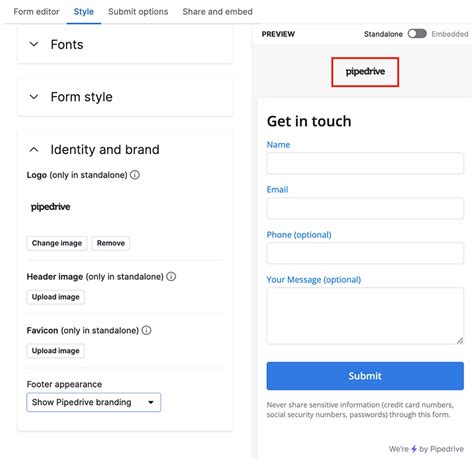 web forms knowledge base pipedrive