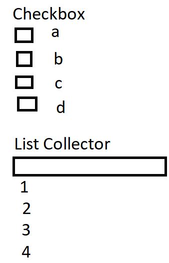 servicenow service portal list collector filtered on clicked checkbox