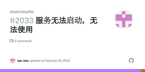 服务无法启动，无法使用 · Issue 2033 · 2dustv2rayng · Github