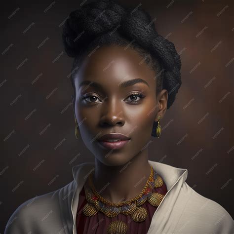 Premium Photo Studio Portrait Of A Close Up Of The Face Of A Young