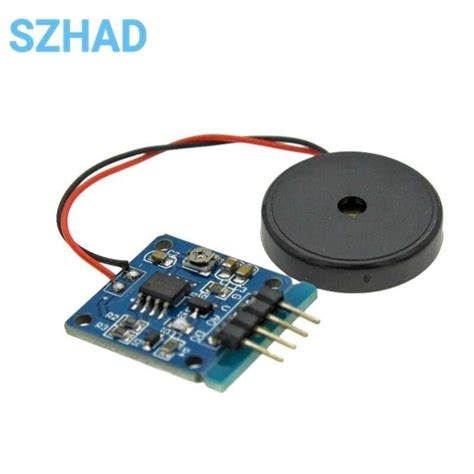 ภาพใหญ่ เคาะ Piezo Shock Sensor โมดูลสวิตช์การสั่นสะเทือน Piezo ชิป