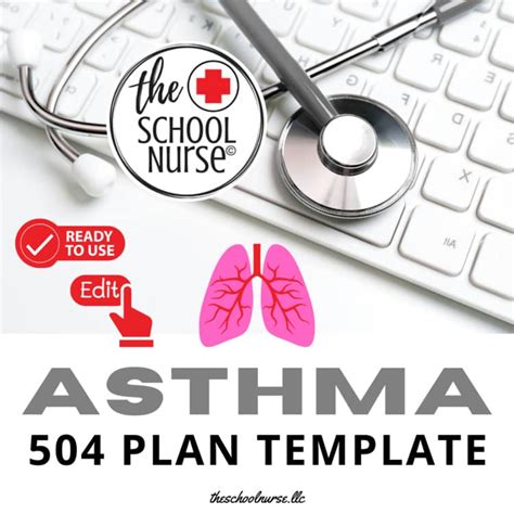 Editable Asthma 504 Plan Template By The School Nurse Tpt