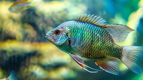 Download Vibrant Tilapia Underwater Wallpaper