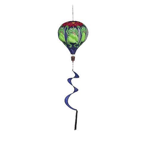 Jumping Frog Burlap Balloon Spinner