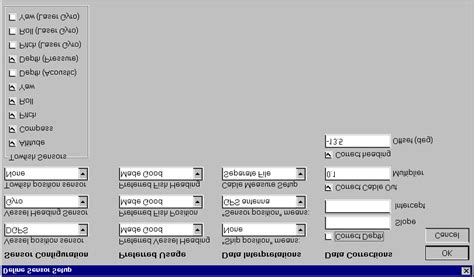 The Define Sensor Setup Dialog Box Download Scientific Diagram