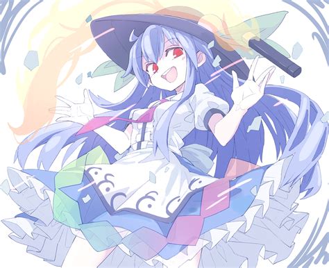 Narira Hinanawi Tenshi Touhou Commentary Request Highres 1girl D