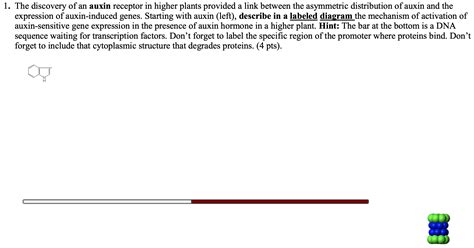 Solved The Discovery Of An Auxin Receptor In Higher Plants