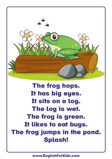 Simple Present Tense Reading Comprehension For Young Learners