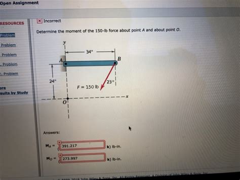 solved open assignment x incorrect resources determine the