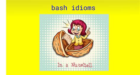 bash idioms softprayog