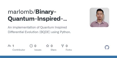 GitHub Marlomb Binary Quantum Inspired Differential Evolution An Implementation Of Quantum