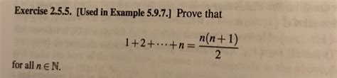 solved exercise 2 5 5 [used in example 5 9 7 ] prove that