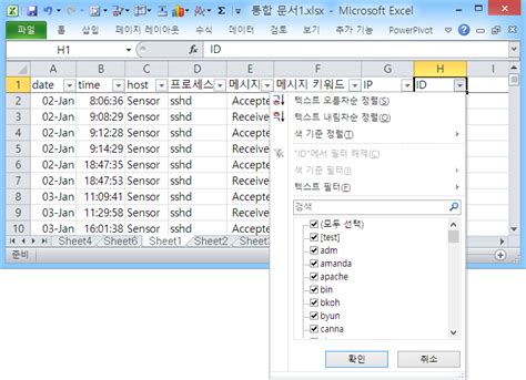 케세라세라 Vim 사용 설명서secure 로그 분석 5th