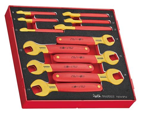 Insulated Spanner Set Foam2 12 Pieces Tengtools
