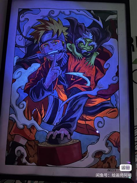 Xiaos Uzumaki Naruto Hand Drawing With Marker Owens Collections