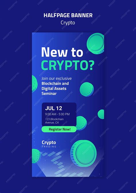 Free Psd Crypto Template Design
