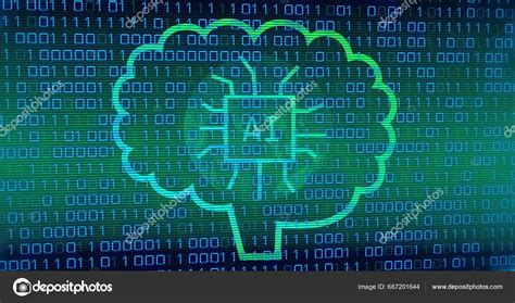Composite Text Icons Binary Coding Dark Background Global Artificial