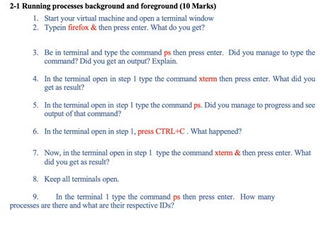 2 1 Running Processes Background And Foreground 10