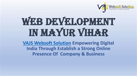 Ppt Web Development In Mayur Vihar Powerpoint Presentation Free Download Id13344513