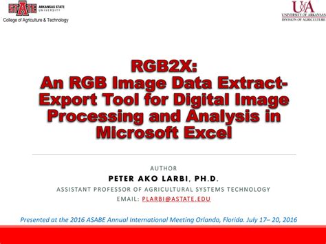 Pdf Rgb2x An Rgb Image Data Extract Export Tool For Digital Image