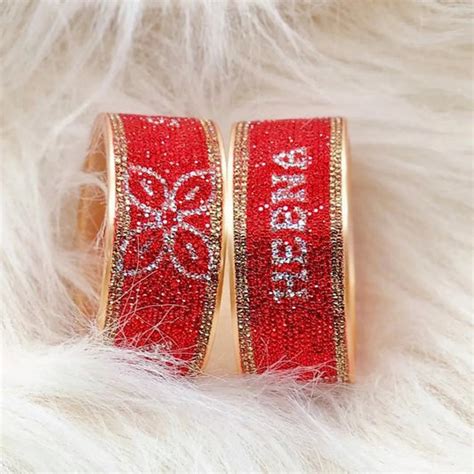 Name Bangles Personalized Couple Name Set Taj Bridal Store