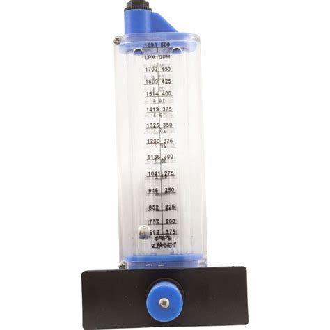 Rola Chem Flow Meter 4 Side Mount Horizontal Pvc 175 500 Gpm Midwest