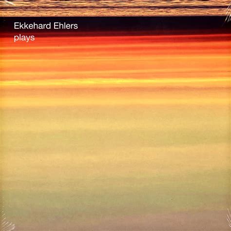 Ekkehard Ehlers Plays Vinyl 2lp 2002 Eu Reissue Hhv