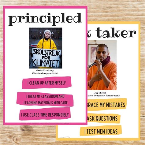 Ib Learner Profile Posters For Myp And Pyp Etsy