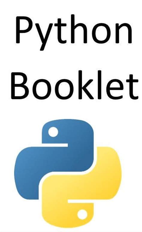 Python Programming Booklet Etsy