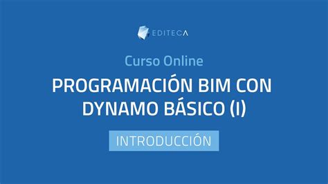 Curso Online Programación Bim Dynamo Youtube