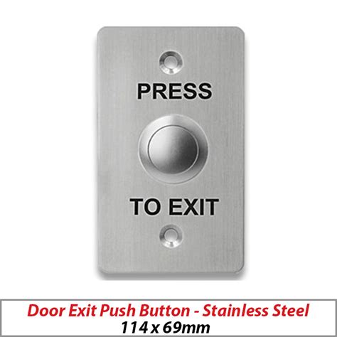 door exit stainless steel door exit push button acm k14b ∙ doris cctv