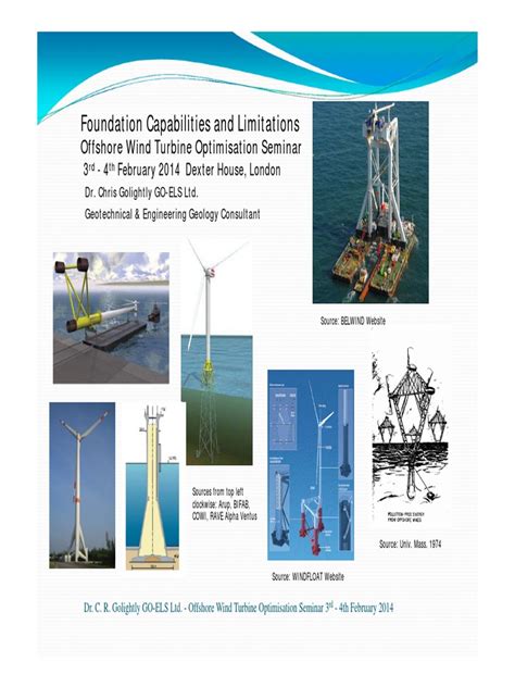 Offshore Wind Optimisation Seminar London 3rd February 2014 Pdf Offshore Wind Power Deep