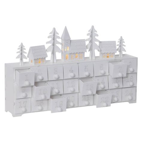 Eglo Advent Calendar With Led Ornament Temple And Webster