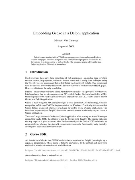 Geckosdk Download Free Pdf Component Object Model Internet Explorer