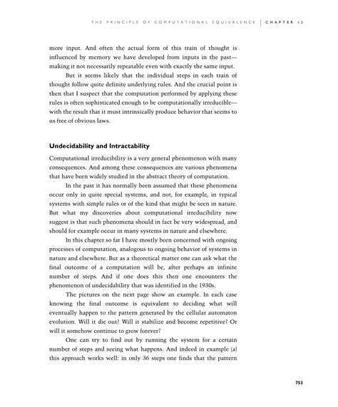 Undecidability And Intractability A New Kind Of Science Online By Stephen Wolfram Page 753