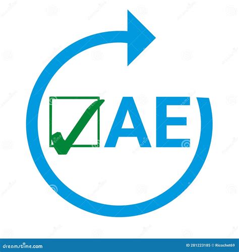 Recognition Of Prior Learning Sign Called Vae In French Language Stock Illustration