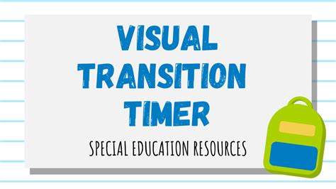 Visual Transition Timer