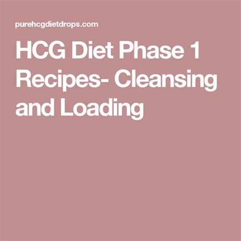 Hcg Diet Recipes Phase 1 Banana