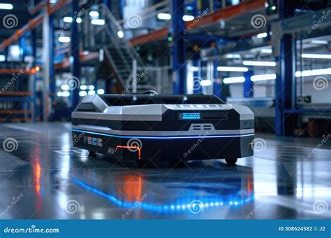 Autonomous Mobile Robot Navigating In A Modern Industrial Warehouse
