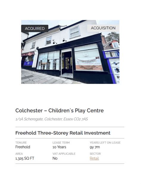 Completed Sale 1 1a Scheregate Colchester Essex Co2 7as Blue Alpine