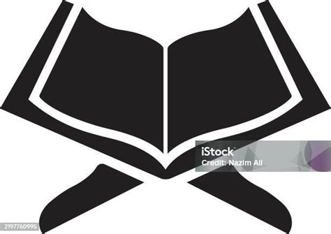 흰색 배경에 고립 된 꾸란 아이콘에 로고 웹 앱 Ui에 대한 꾸란 기호 꾸란 아이콘 간단한 기호입니다 그래픽 및 웹 디자인을 위한 플랫 아이콘입니다 0명에 대한 스톡 벡터