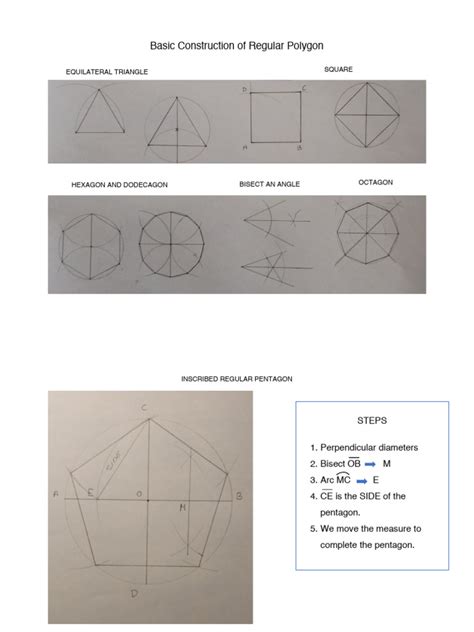basic construction of regular polygon pdf