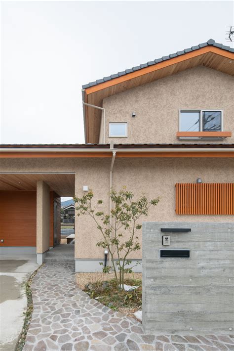 【木の家】和モダンな外観｜塗り壁の家【滋賀 注文住宅】 家 外観 モダン 平屋 外観 デザイン 家