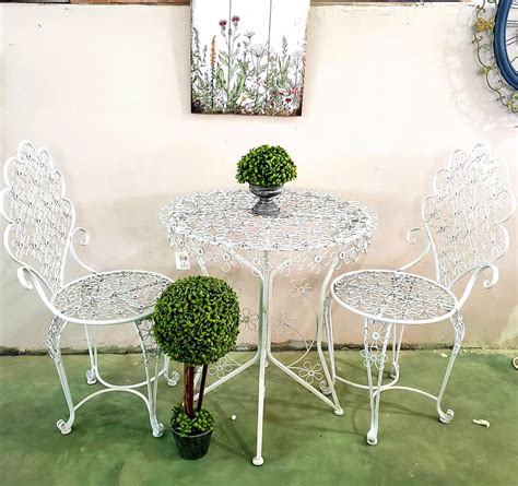 საწყობი ბიბი მეტალის მაგიდა სკამებით მაგიდა დიამეტრი Facebook