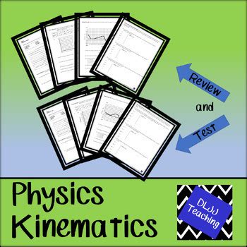 Physics Kinematics D Motion Problems Velocity Acceleration Review And Test